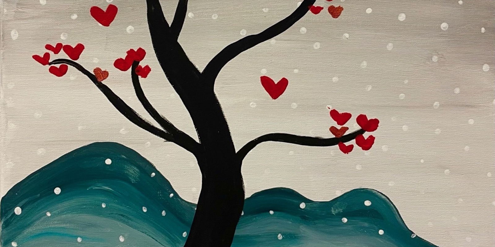 Paint and Sip Class Tree of Hearts | ColumbusMakesArt.com (en-US)