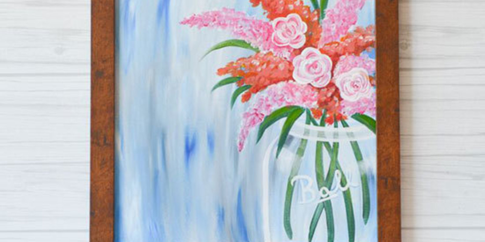 "Bloom" Canvas Painting | ColumbusMakesArt.com (en-US)