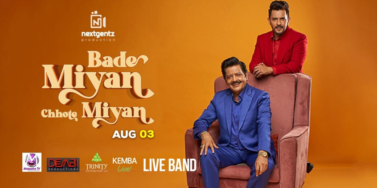 NextGenTZ and Trinity Distribution Presents Bade Miyan Chote Miyan Concert: Udit Narayan, Aditya ...