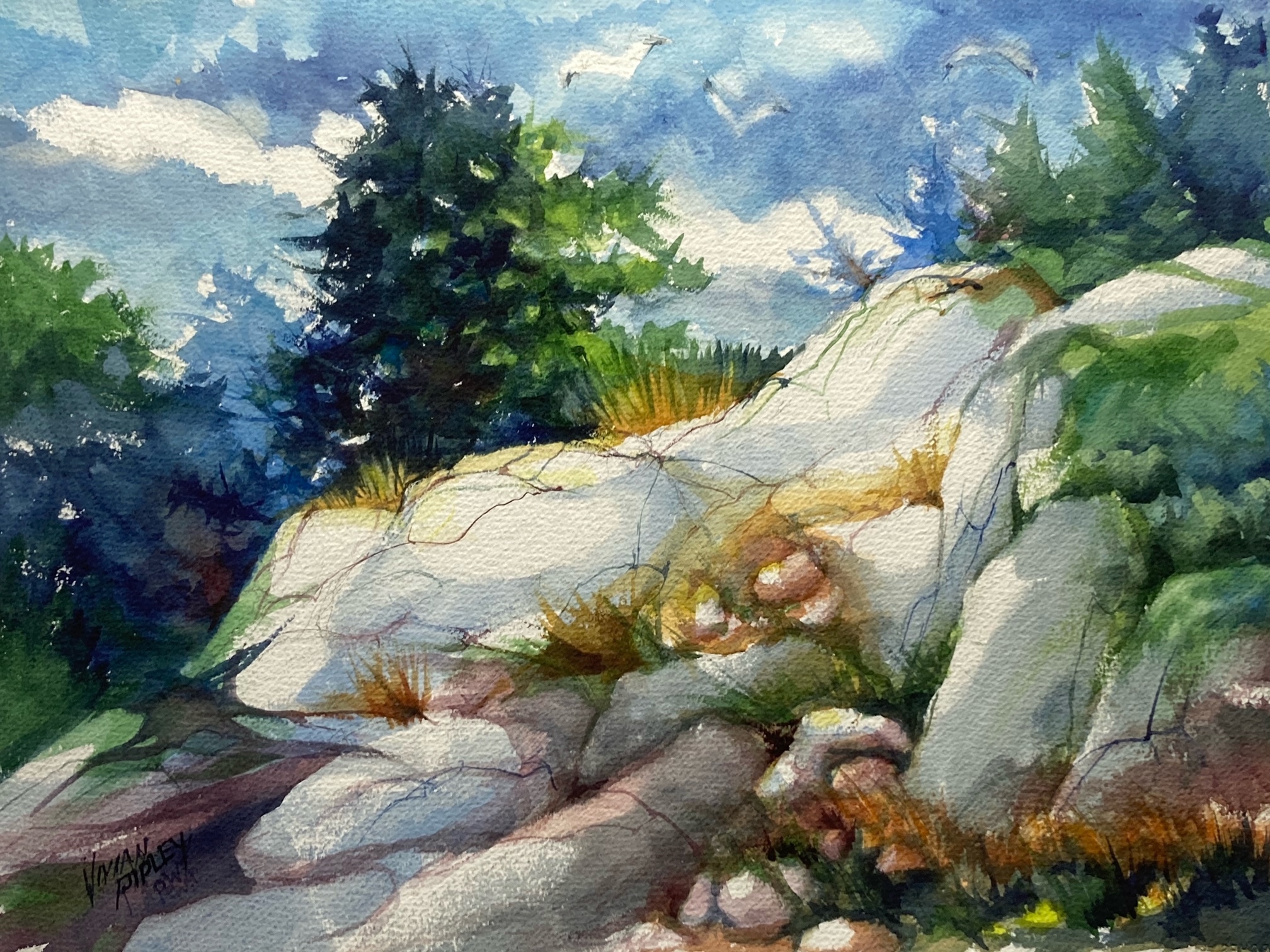 Painting the Light in Transparent Watercolor | ColumbusMakesArt.com (en-US)
